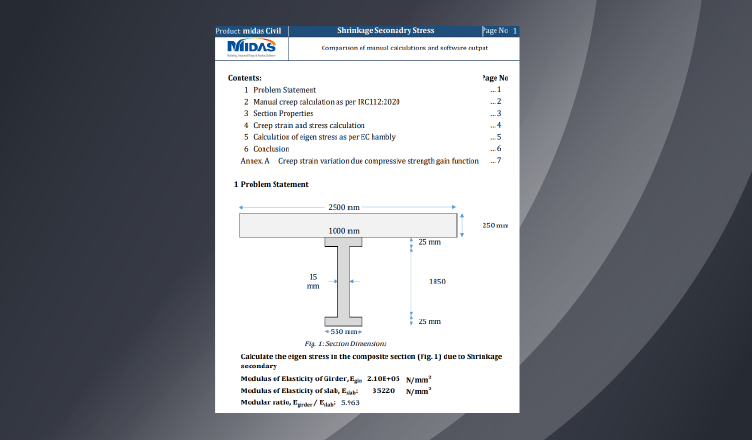 Differential Shrinkage in midas Civil Differential Shrinkage in midas Civil